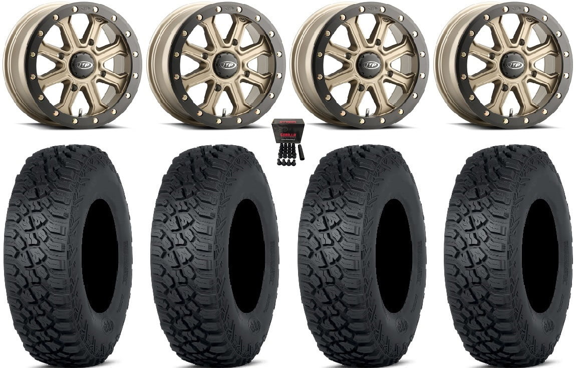 ITP Inertia Beadlock 15" Wheels Br +40mm 30" Tenacity XNR (8ply) Tires ...