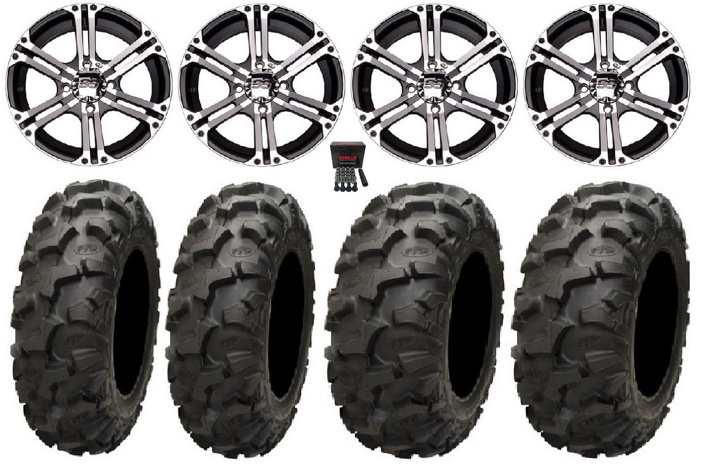 ITP SS212 14" Wheels Machined 30" Blackwater Tires Polaris RZR XP 1000 ...