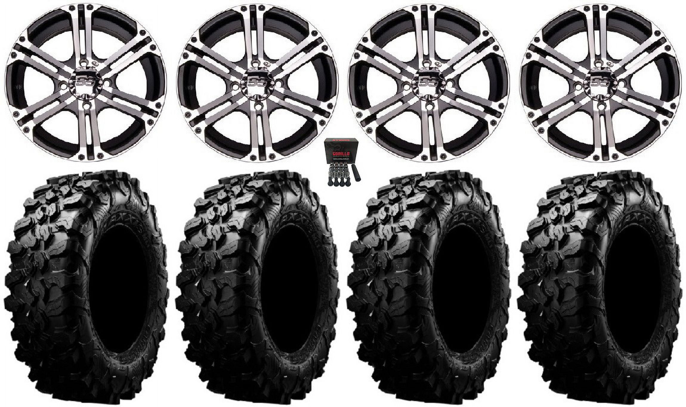 ITP SS212 14" Wheels Machined 30" Carnivore Tires Can-Am Commander ...