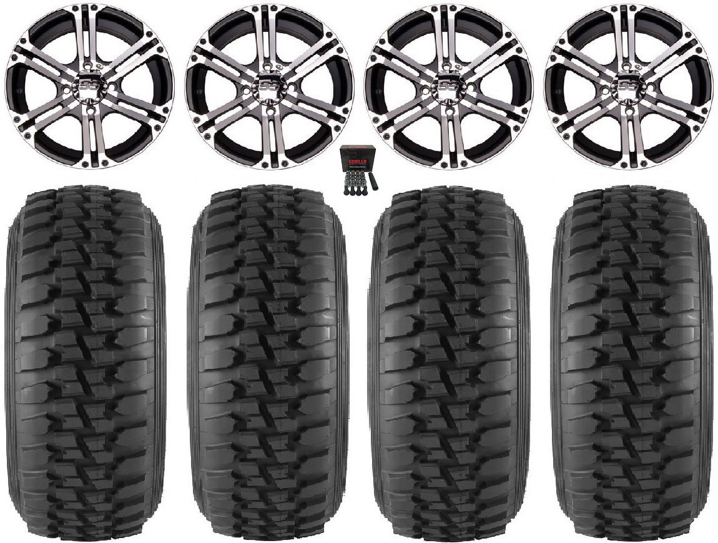 ITP SS212 14" Wheels Machined 30" Desert Series Tires Yamaha Viking ...