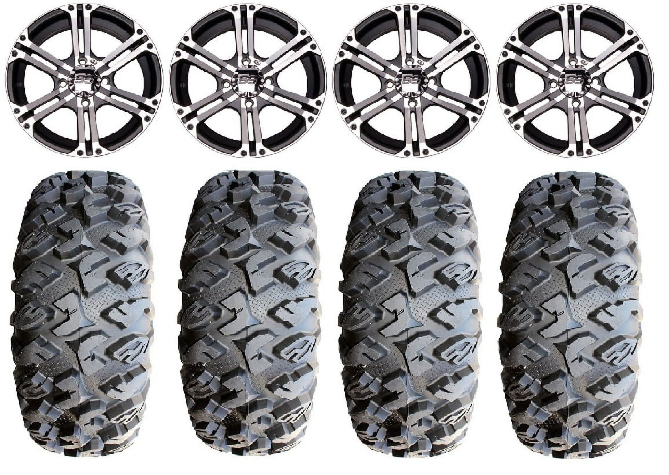 ITP SS212 14" Wheels Machined 30" MotoClaw Tires Yamaha Viking ...