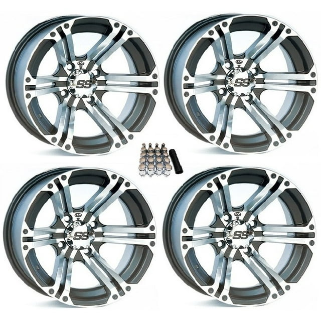 ITP SS212 UTV Wheels/Rims Machined 14" Honda Pioneer - Walmart.com