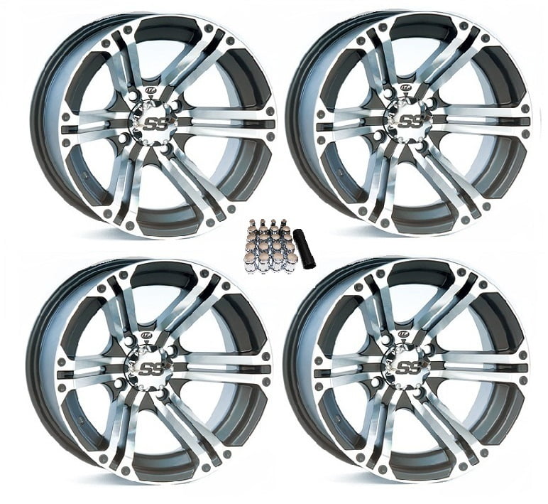 ITP SS212 UTV Wheels/Rims Machined 14" Yamaha Viking Wolverine YXZ1000R ...