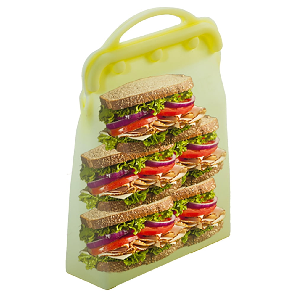 ITPCINC Reusable Sandwich Bags, Reusable Silicone Food Storage Bags ...