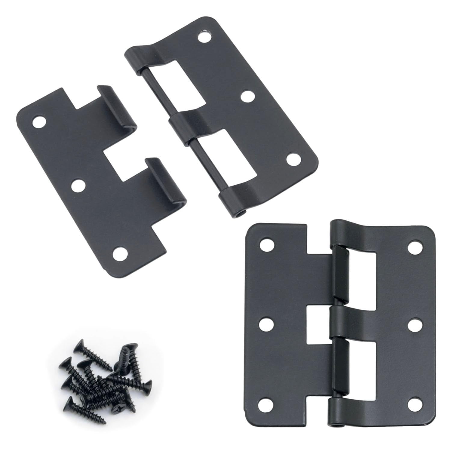 ITROLLE 2PCS Black Lift Off Hinge Door Removable Hinge Hardware ...