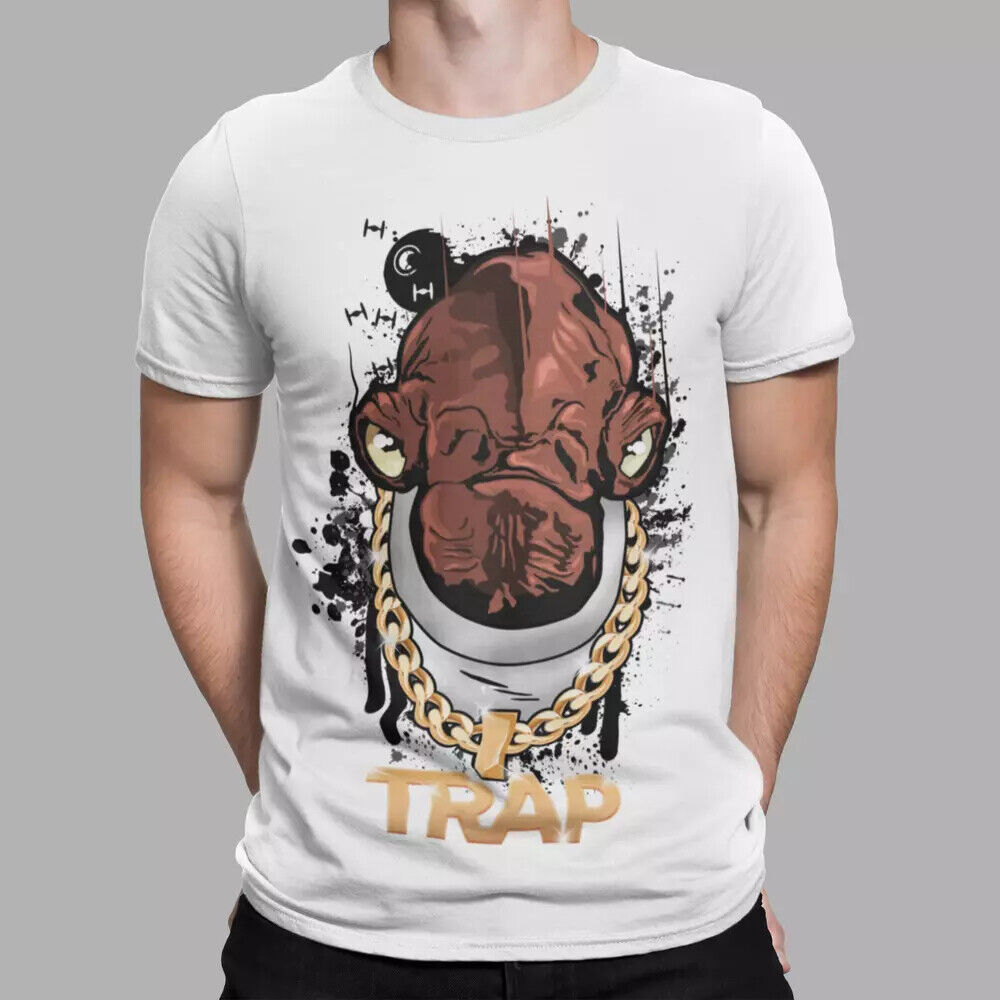 ITS A TRAP T-Shirt STAR WARS FUNNY SPACE retro movie film tee 70s 80s ...