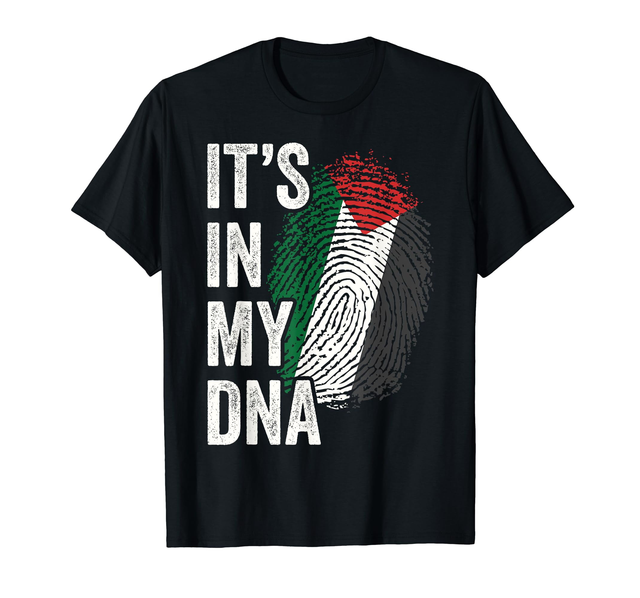 ITS IN MY DNA Palestine Flag Palestinian Roots Pride Genetic T-Shirt ...