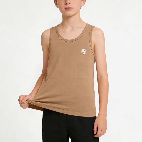 ITSAME Boys Tank Tops Cotton Round Neck Sleeveless Summer Loose Casual ...