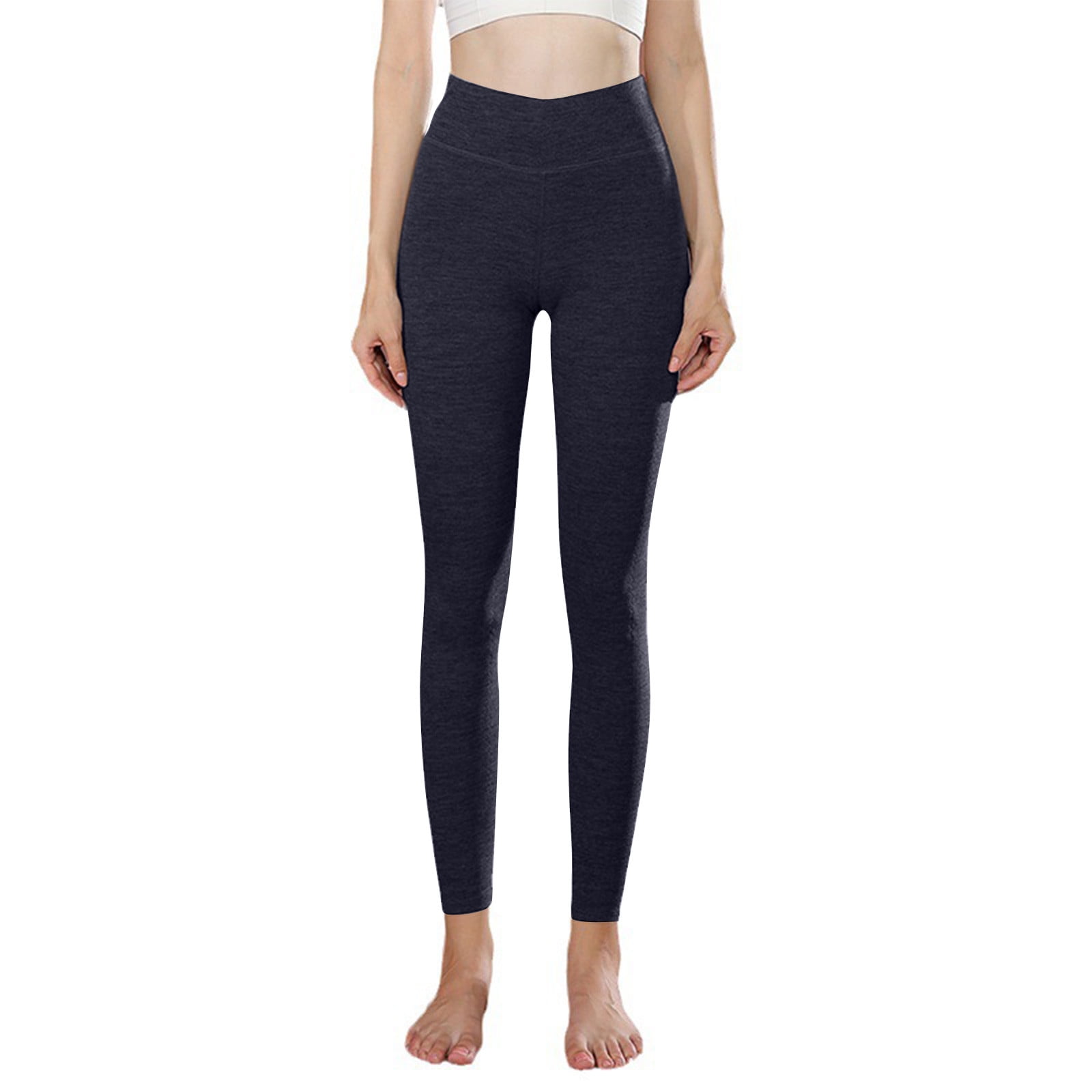 ITSAME Leggings for Womens, High Waisted Velvet Seamless Tight Fitting ...