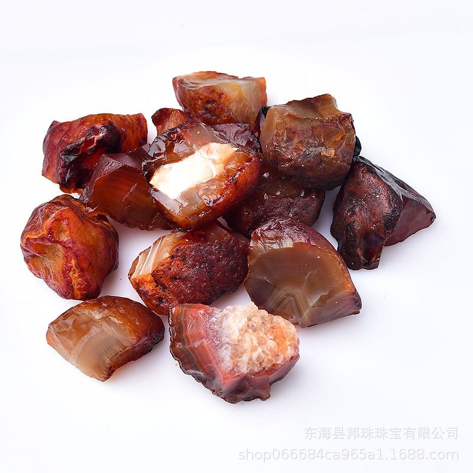 HEMOTON Red Agate Decorative Blocks for Diffuser Stones and Home ...