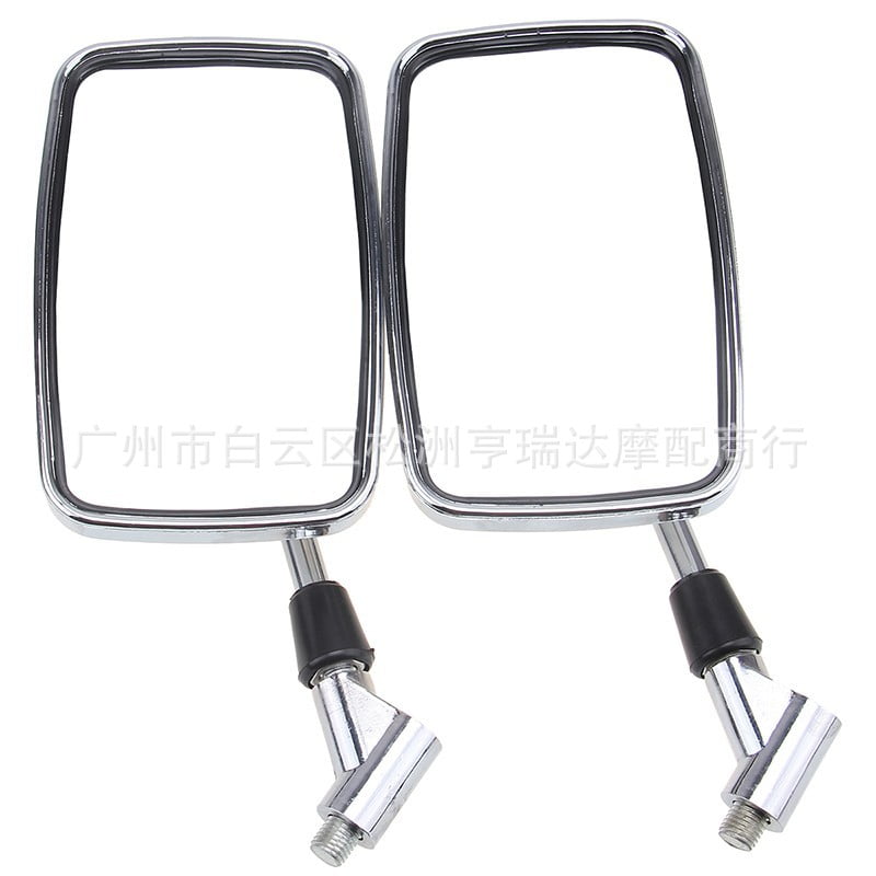 ITSELFER 1 Pair Of Motorcycle Rear View Mirror Replacement Motorbike ...