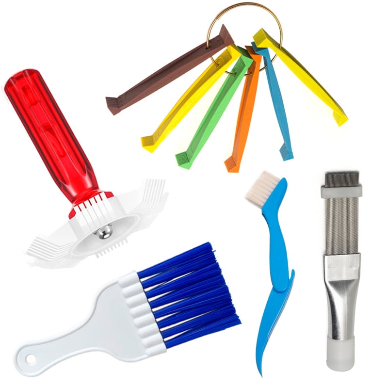 ITSELFER 1 Set Air Conditioner Fin Comb Cleaner kit Fin Straightening ...