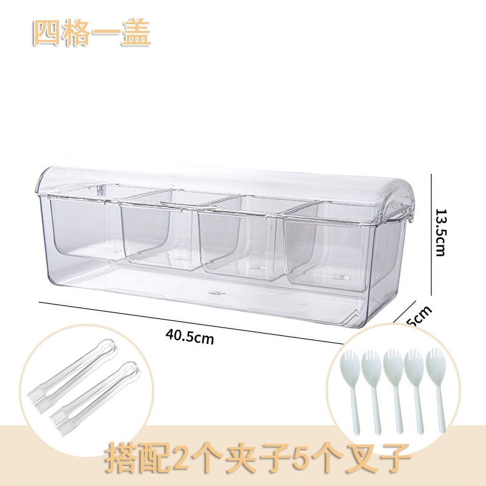 ITSELFER 1 Set Containers for Fridge Ice Chilling Salad Box for Outdoor ...