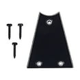 ITSELFER 1 Set GR20 Plastic 3 Holes Truss Rod Cover Plate with 3 Screws ...