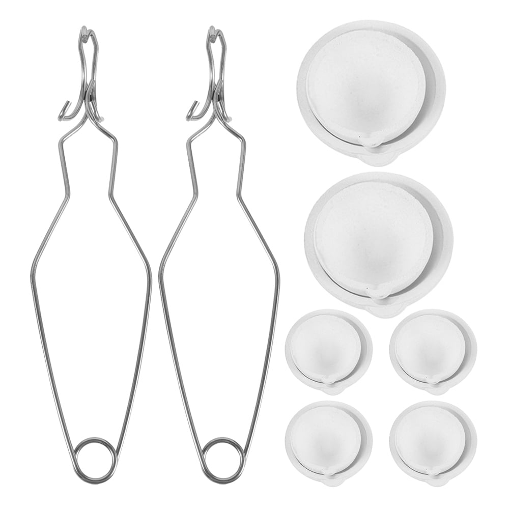 ITSELFER 1 Set Metal Melting Kit Long Crucible Tong Gold Casting Tool ...