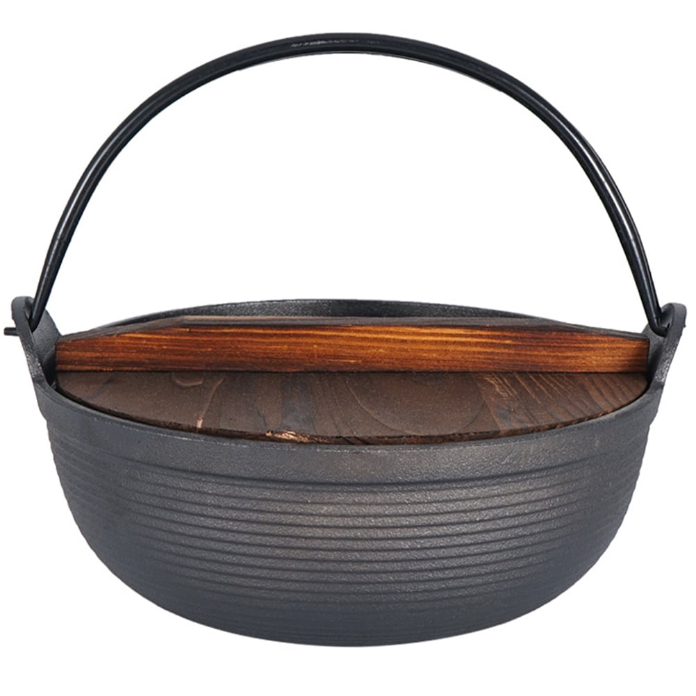 ITSELFER 1 Set Outdoor Soup Pot Picnic Cooking Pot Portable Hanging Pot ...