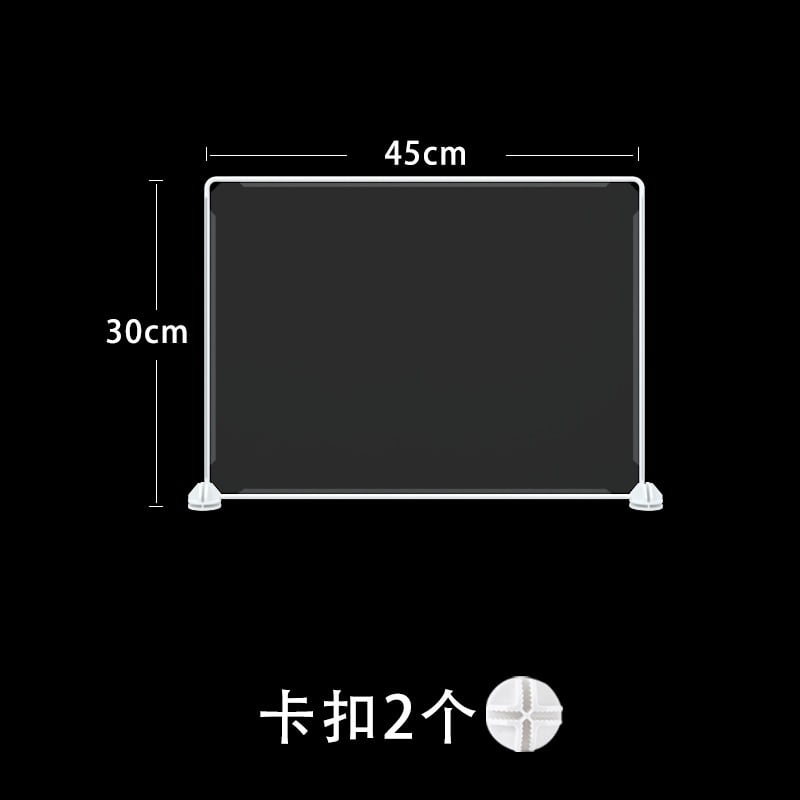 ITSELFER 1 Set Plastic Clear Safety Partition Public Area Desk Divider ...