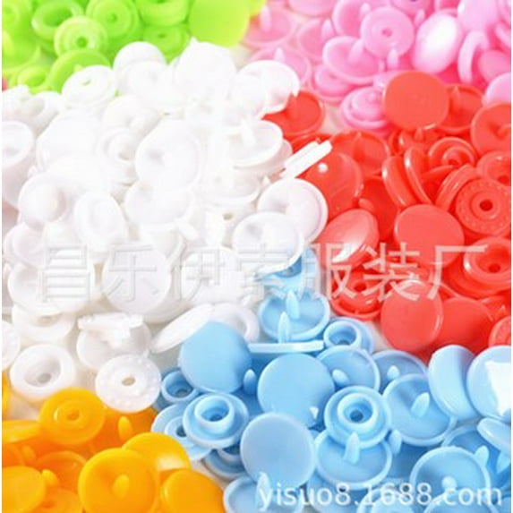 ITSELFER 1 Set Snap Buttons Kit Sew On Snaps For Clothing Button Snap ...