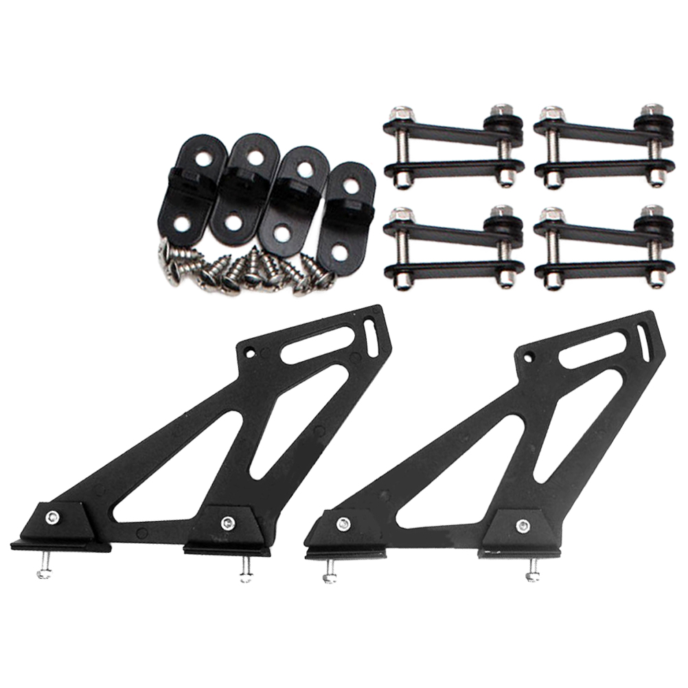 ITSELFER 1 Set Spoiler Mount 7 Inch Rear Wing Mount Racing Tail Spoiler ...