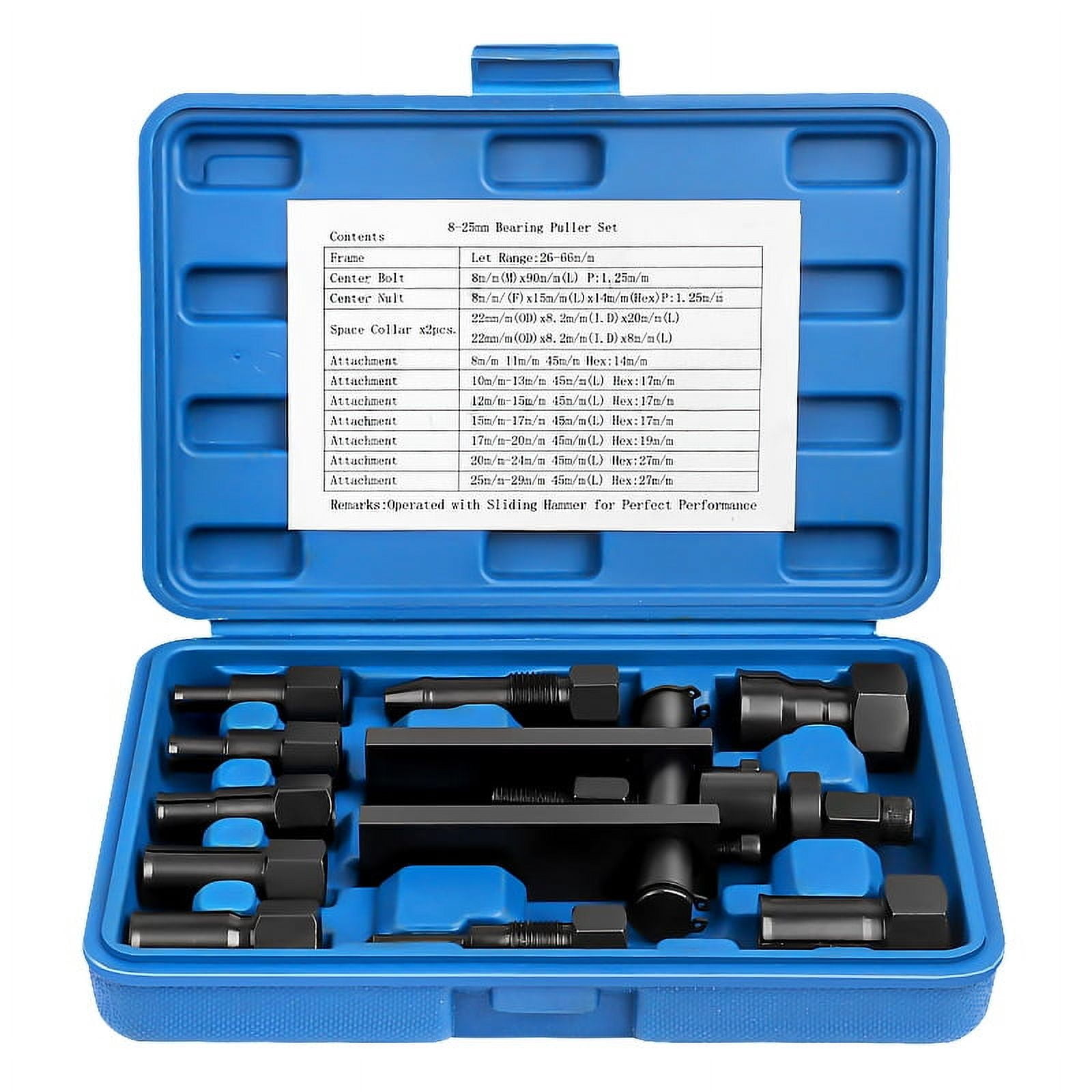 ITSELFER 1 Set Versatile Motorcycle Wheel Bearing Puller Tool Kit High ...
