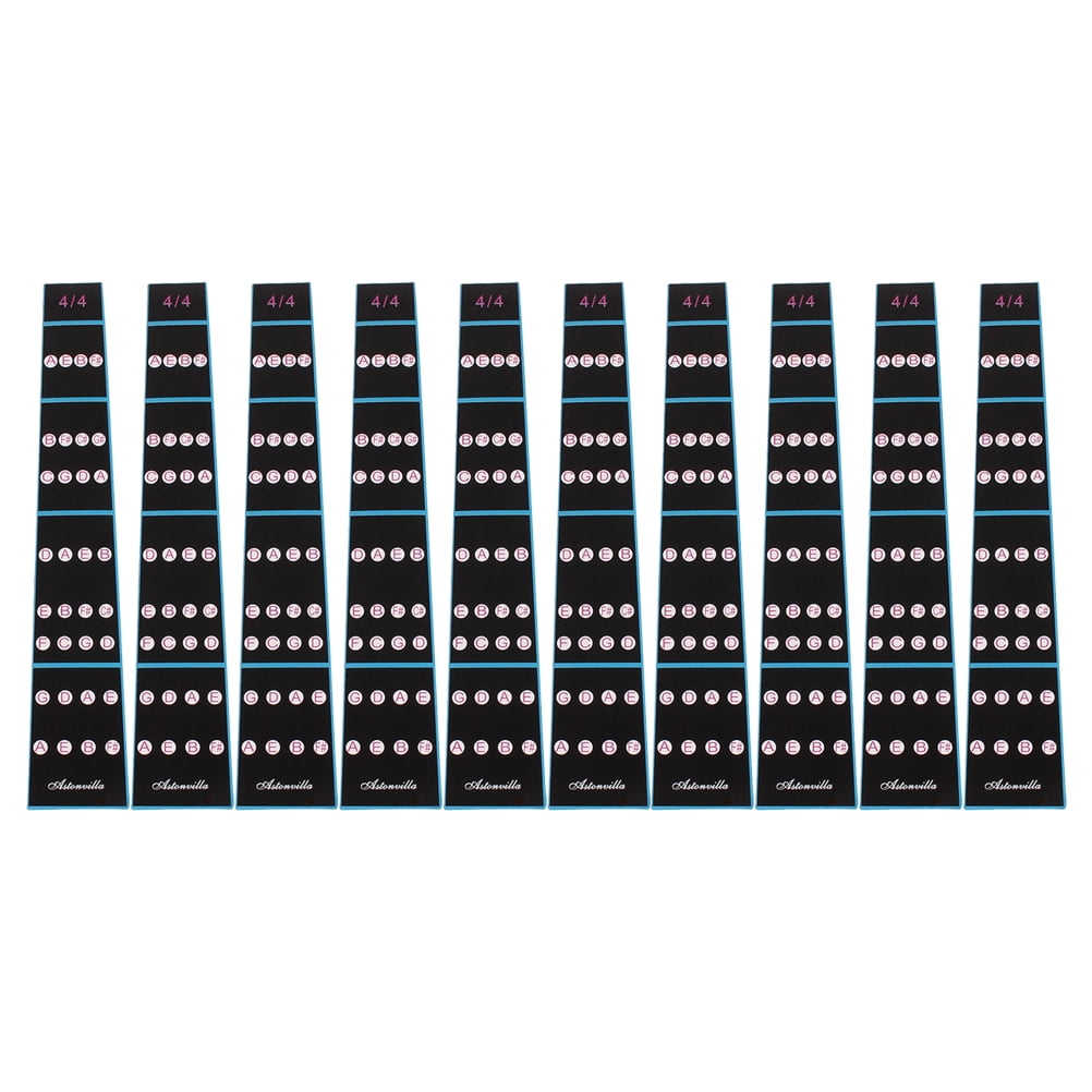 ITSELFER 10 Pcs Violin Fiddle Finger Guide Fingerboard Sticker Violin ...