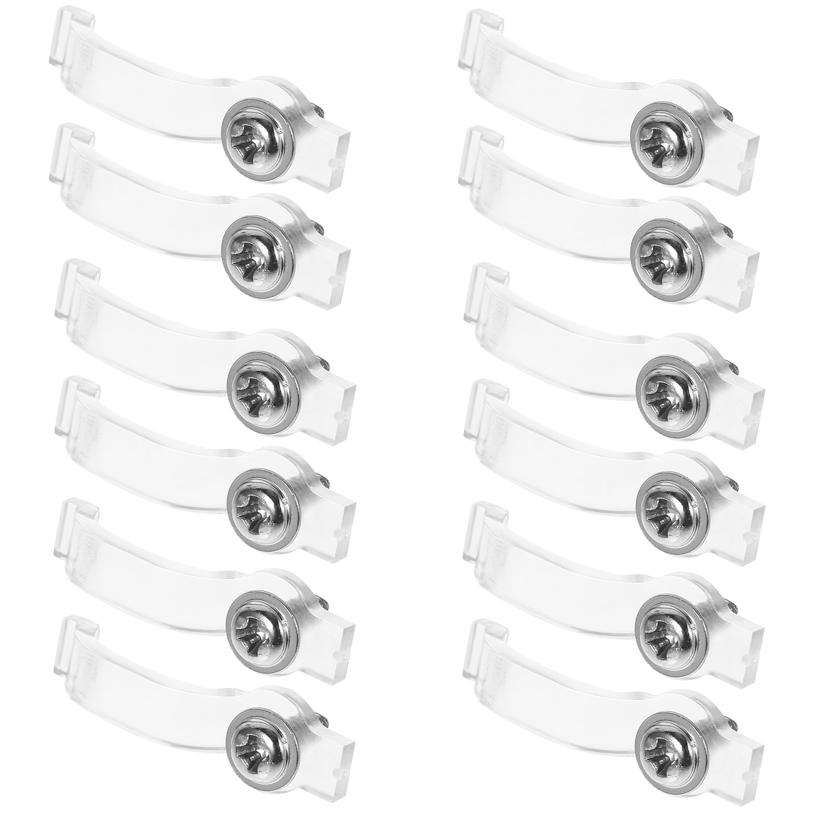 ITSELFER 100 Pcs Bar Light Mounting Brackets Attachment Clip One-Side ...