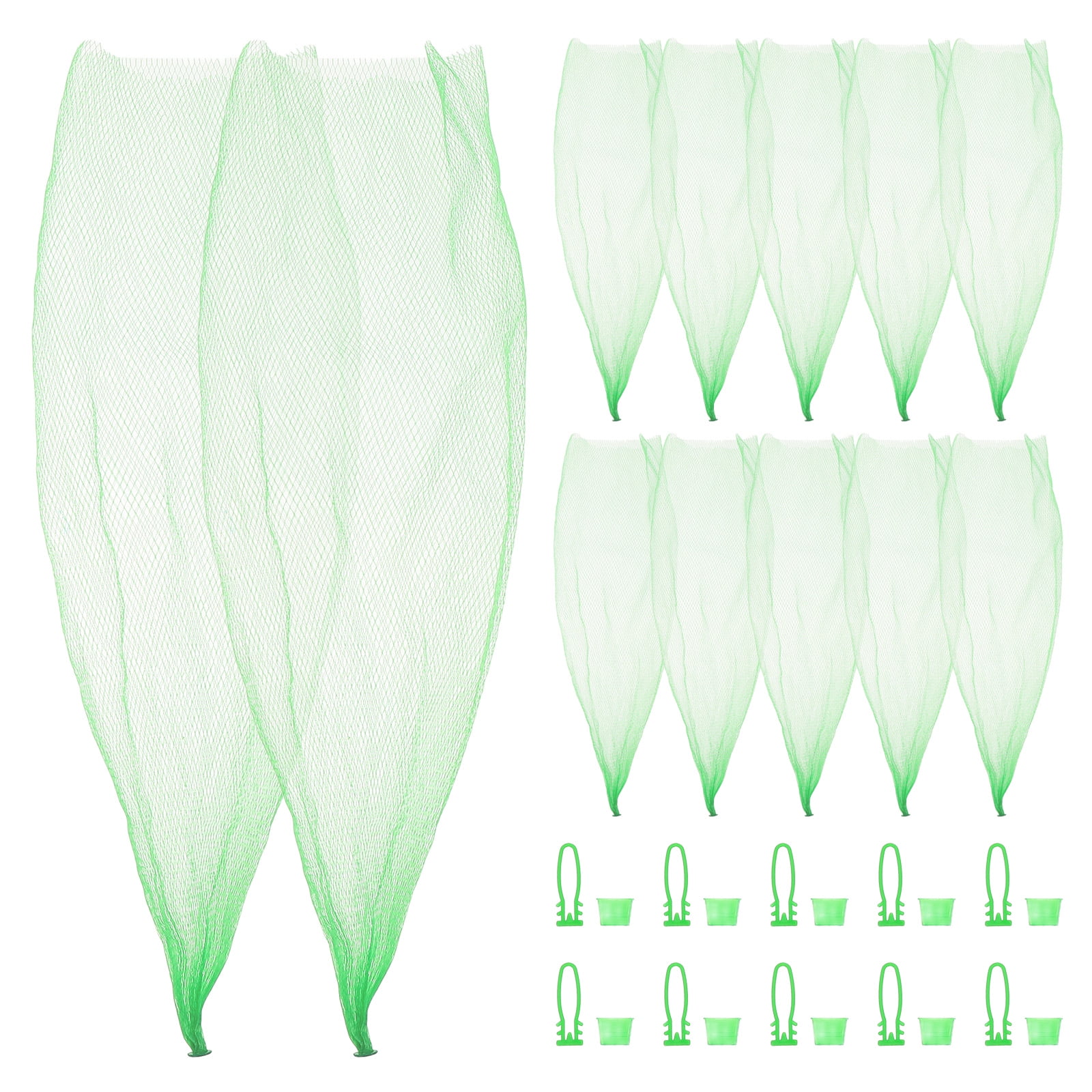 ITSELFER 100 Sets Mesh Storage Bags Reusable Produce Bags Grocery Mesh ...