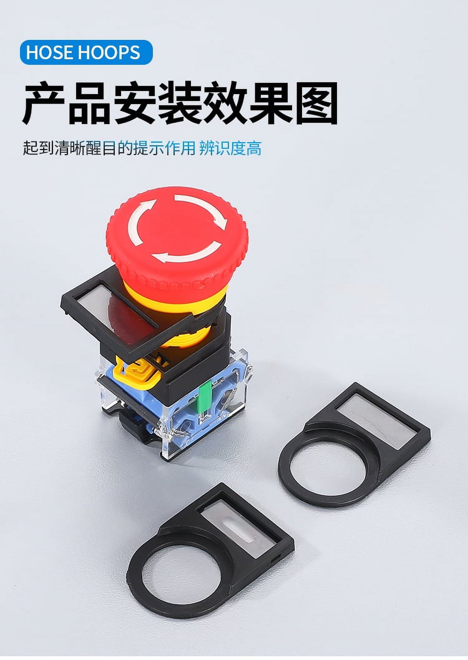 ITSELFER 100 Sets Switch Notice Board Identification Sign Easy to ...