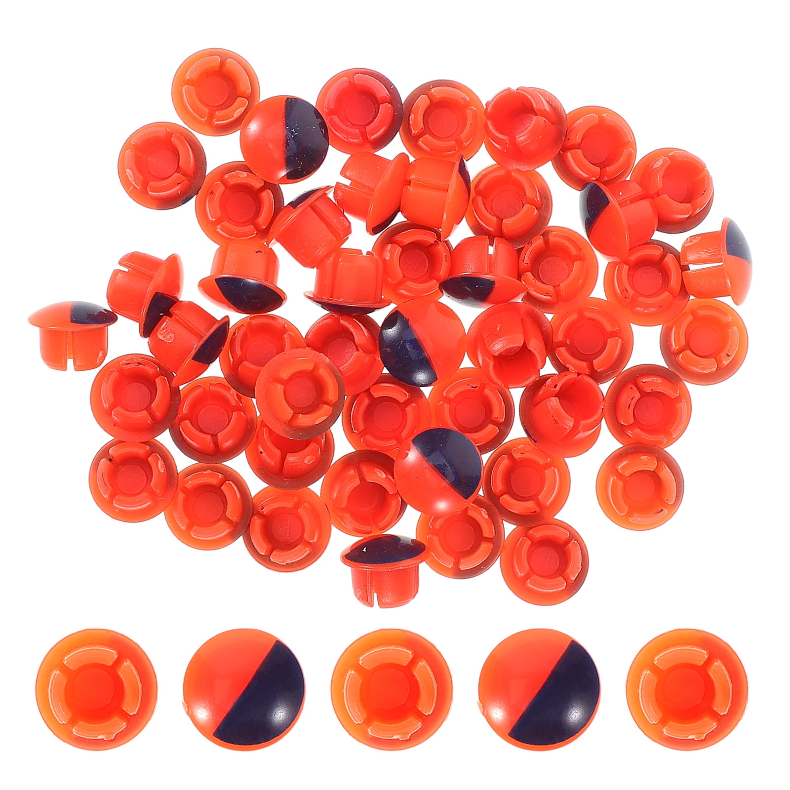ITSELFER 100pcs Hot Cold Water Sign for Faucet Water Tap Accessory Plug ...