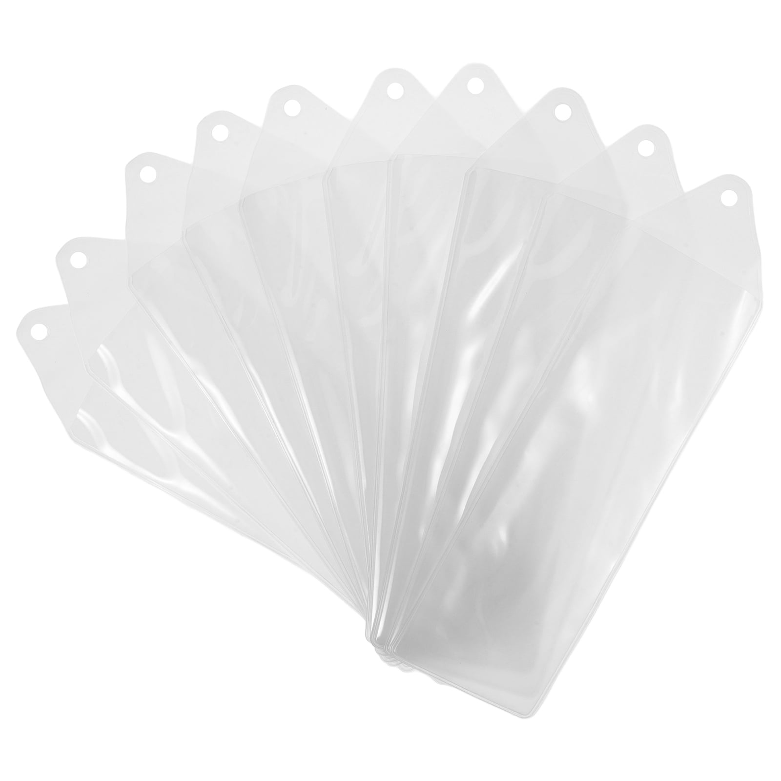 ITSELFER 10Pcs Bookmark Wrapping Covers Bookmark Protector Clear ...