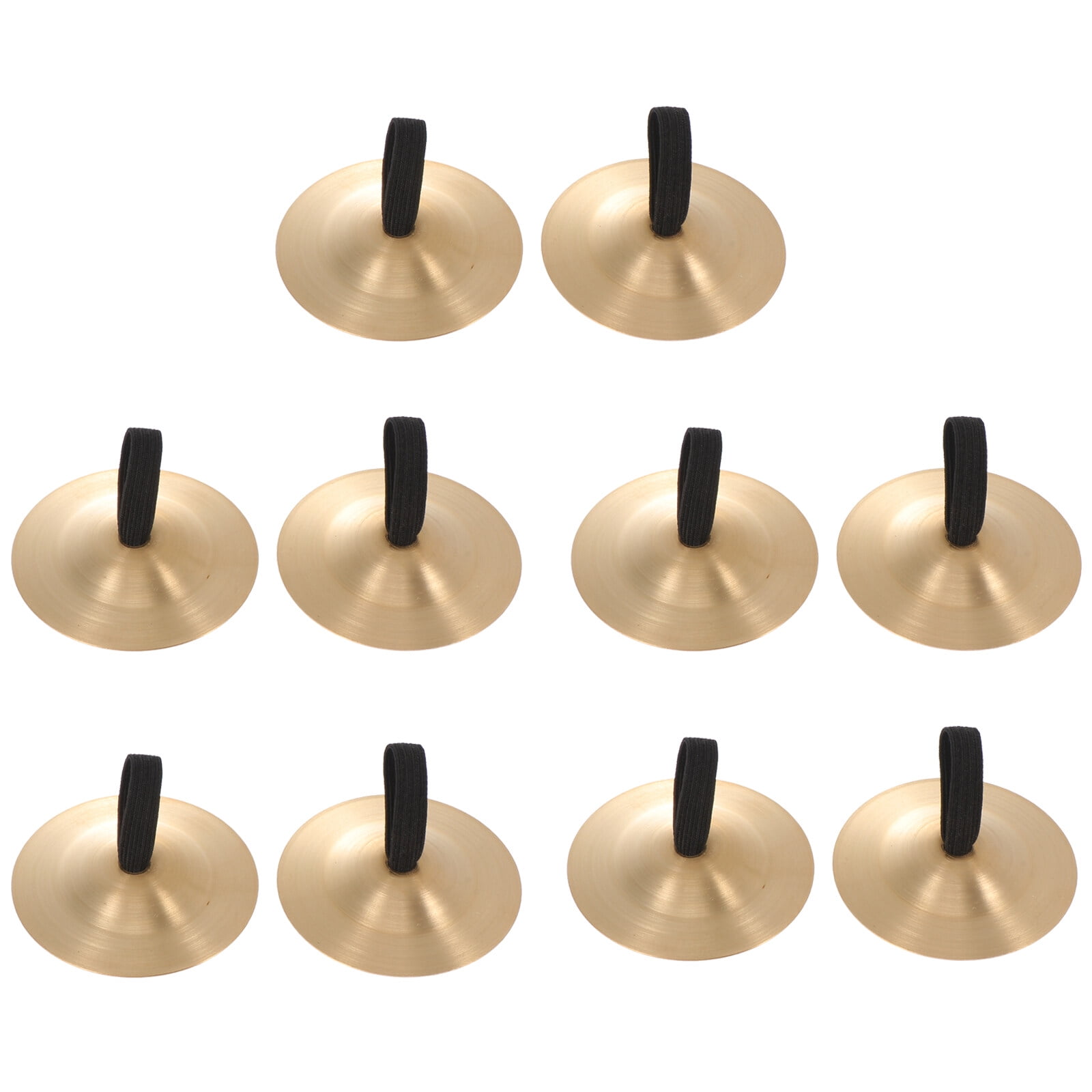 ITSELFER 10Pcs Finger Cymbals Belly Dancing Musical Finger Instruments ...