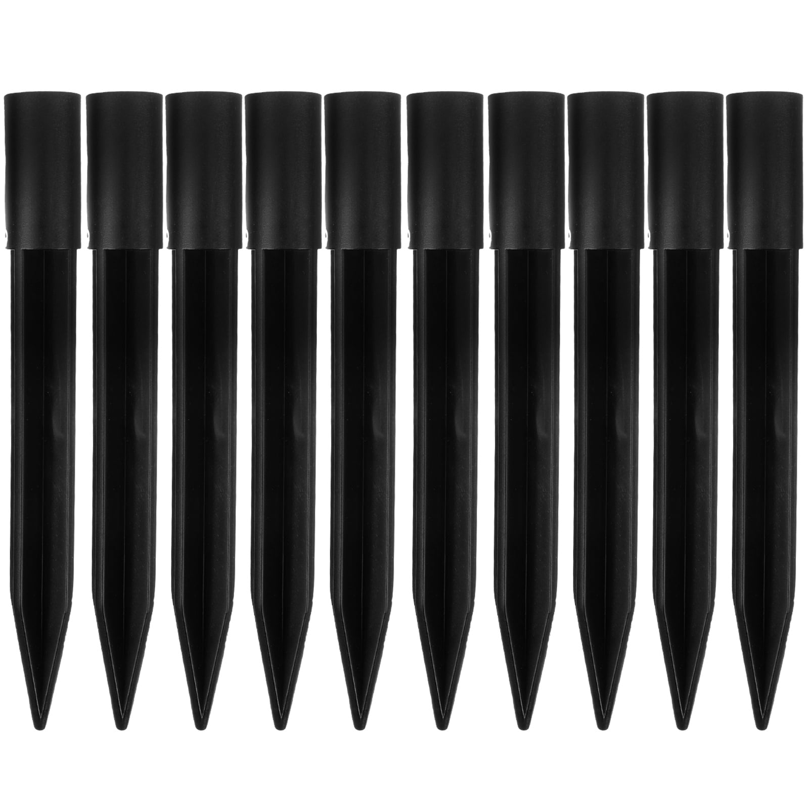 ITSELFER 10Pcs Reinforced Plastic Ground Spikes Lights Replacement ...
