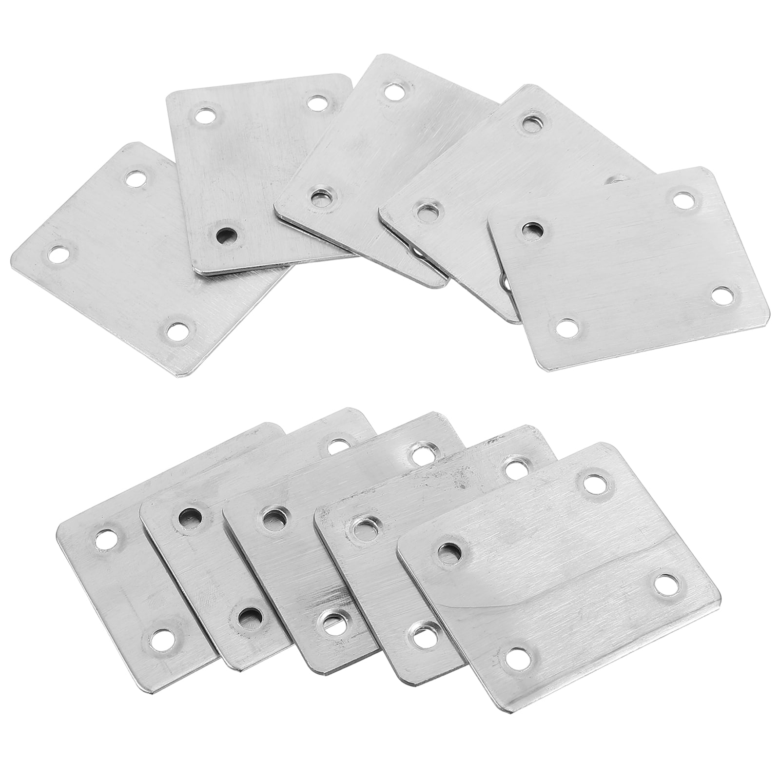 ITSELFER 10pcs Flat Joining Plate Furniture Bracket Flat Joining Plate ...