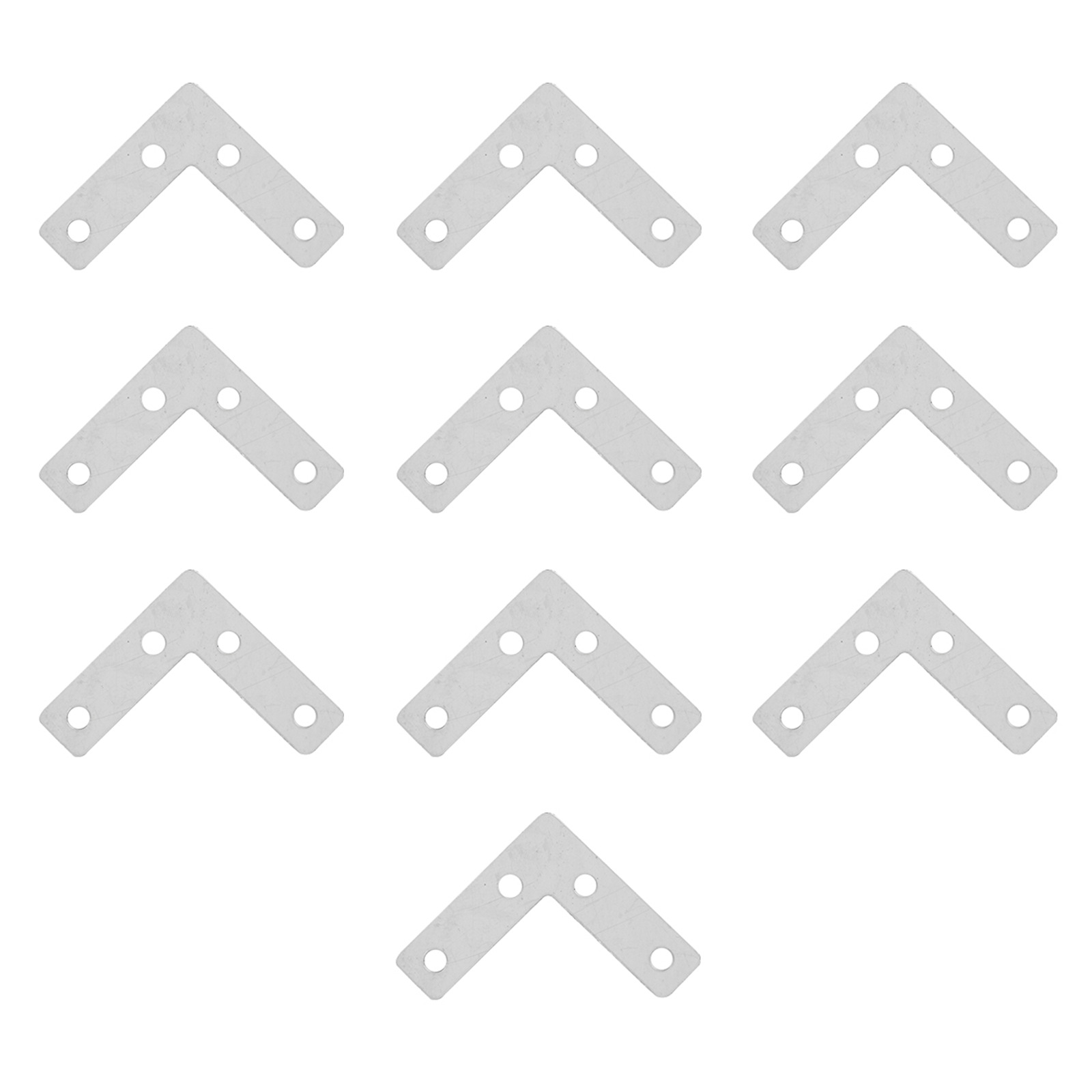 ITSELFER 10pcs L-Shape 50mm*50mm Steel Corner Angle Brackets Brace ...