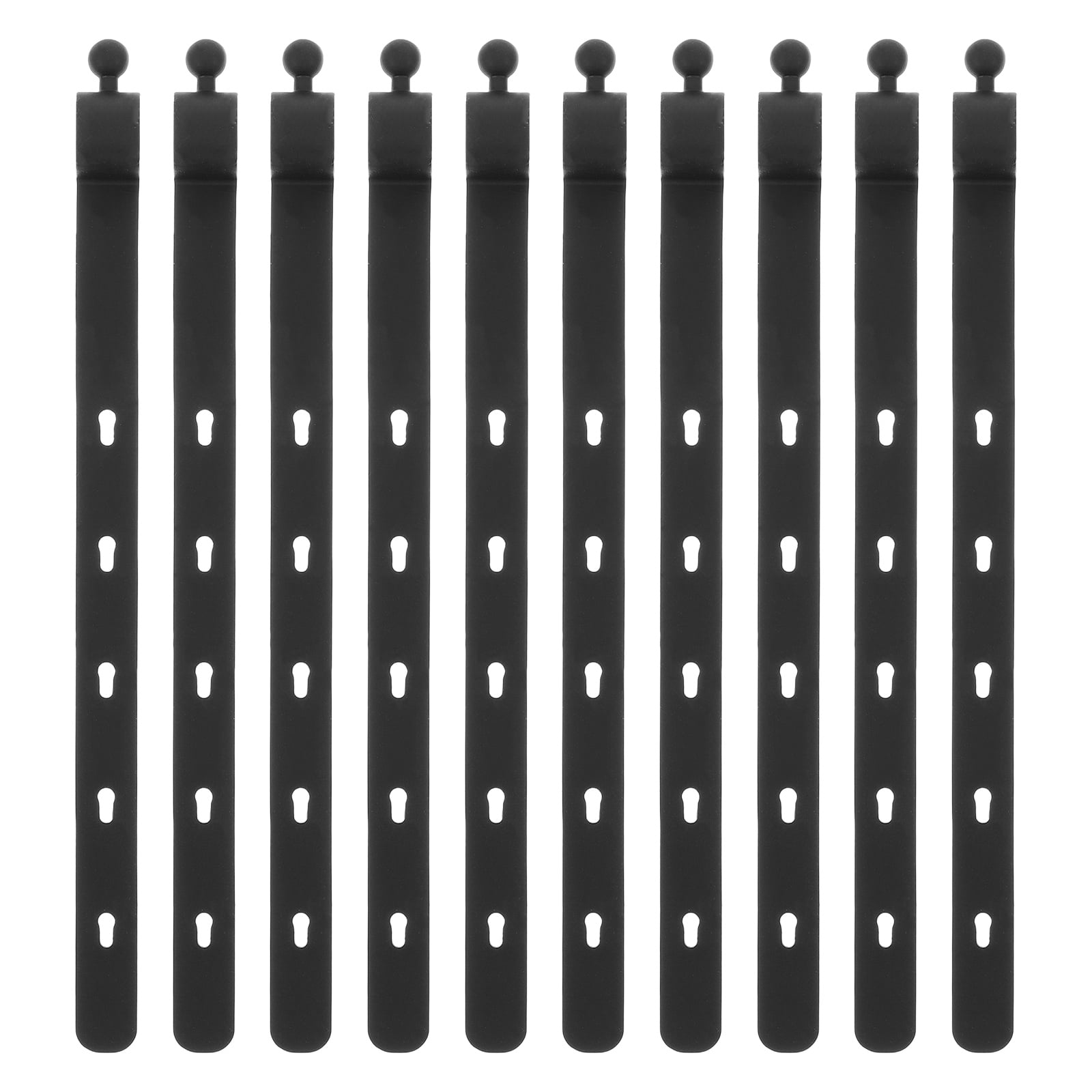 ITSELFER 10pcs Organize Your Cords Cord Zip Ties Flexible Zip Ties Silicone Fastening Cable Ties ...