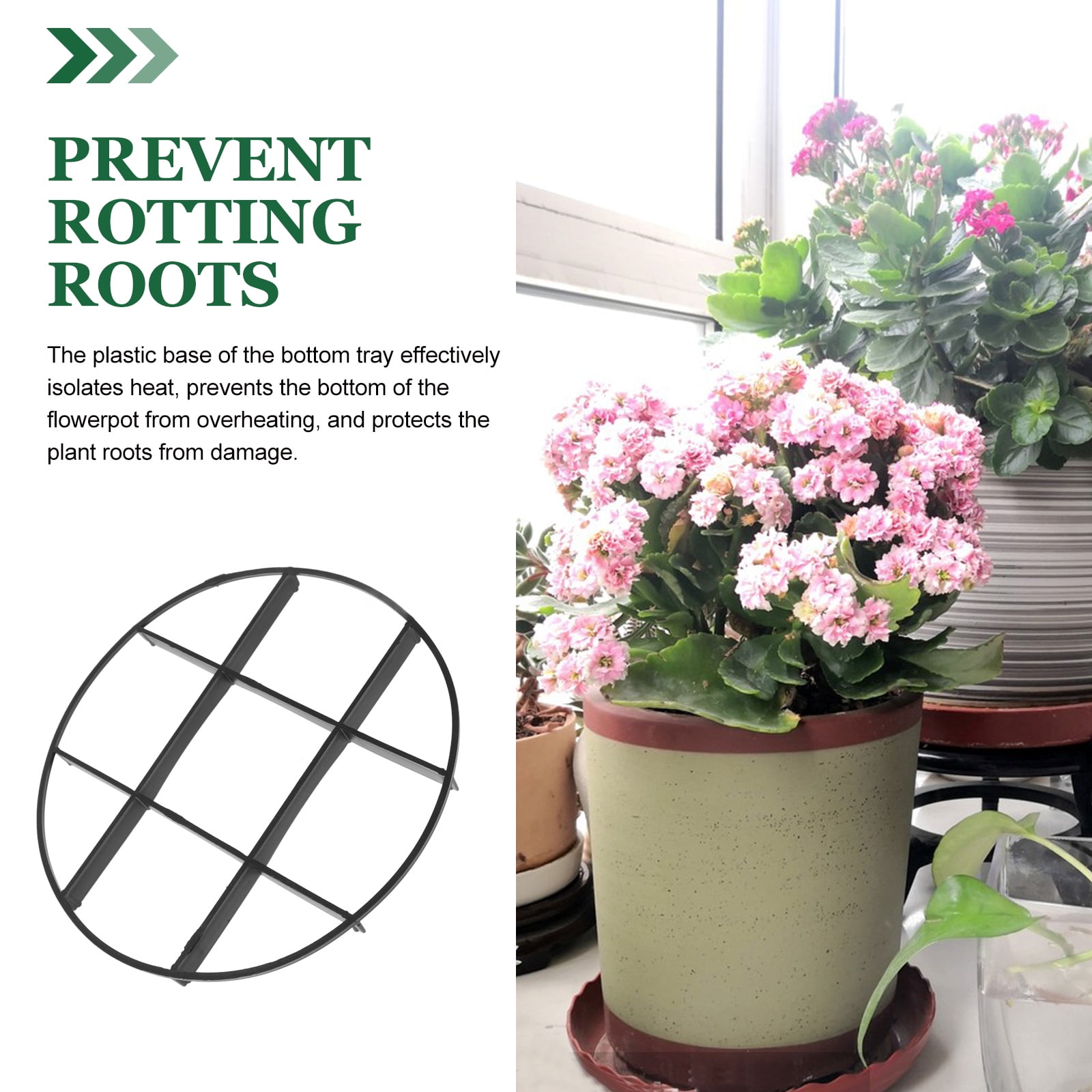 ITSELFER 10pcs Pot Feet Elevators Easy To Clean And Minimalist Plants ...