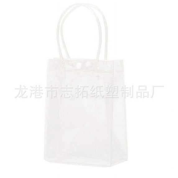 ITSELFER 10pcs Small Favor Bags Clear PVC Candy Bags Reusable Plastic ...