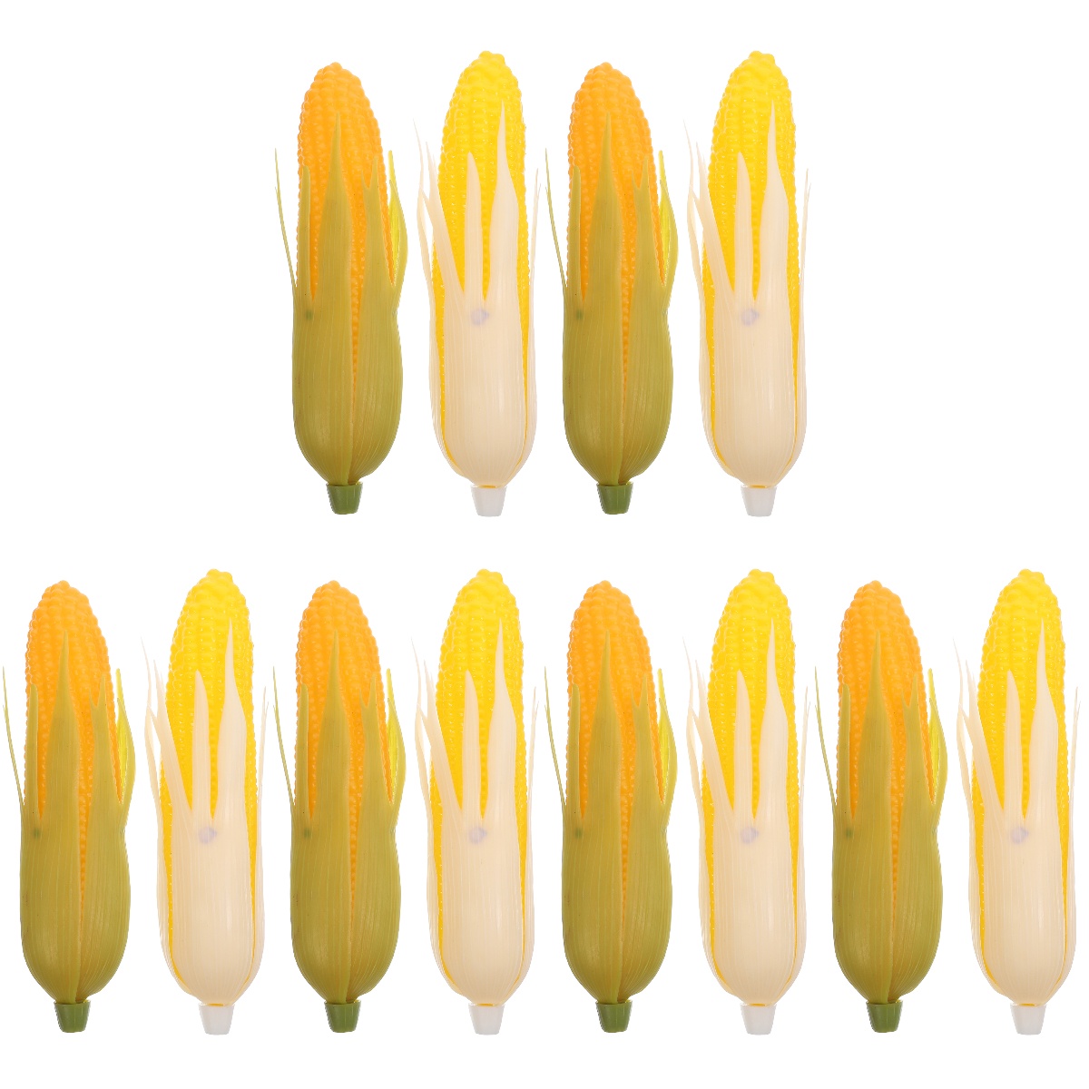 ITSELFER 12 pcs Artificial Corn Lifelike Corn Plastic Corn Fake Corn ...