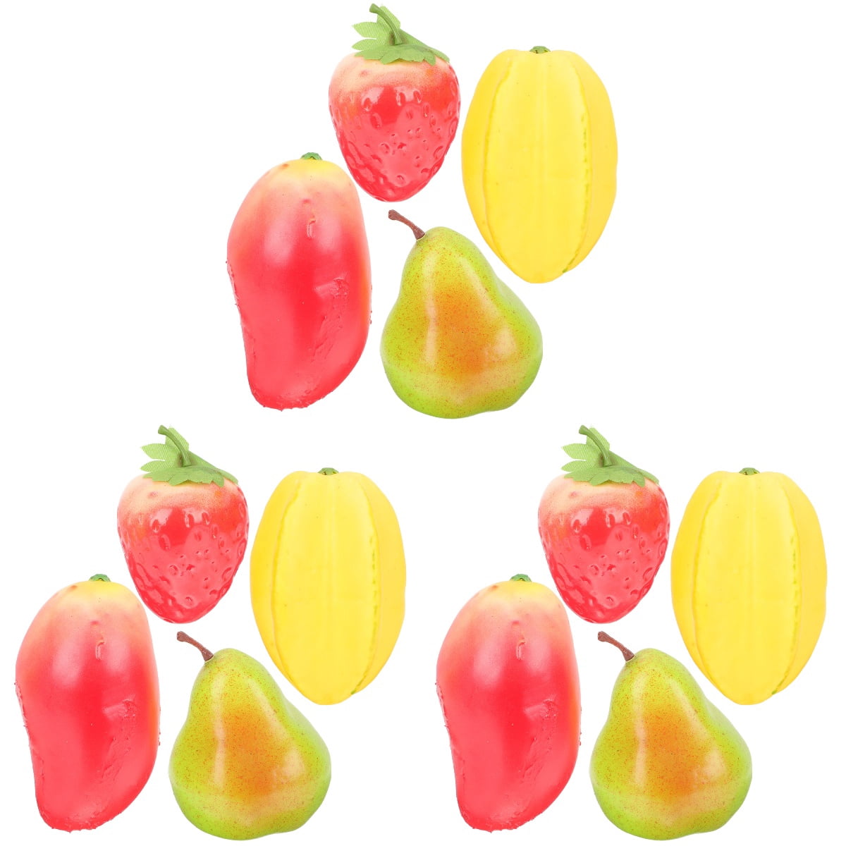 ITSELFER 12 pcs Artificial Fruits Adornment Fake Fruit Model Decorative ...