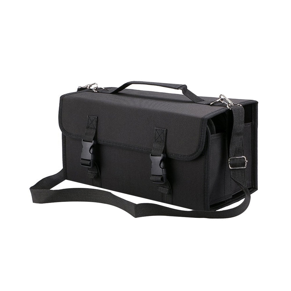 ITSELFER 120 Color Marker Bag Zipper Pen Storage Case High Capacity ...