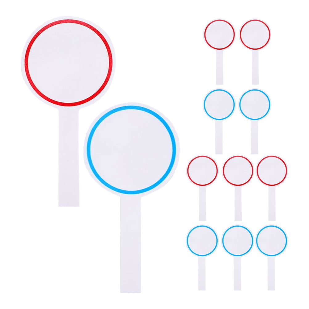 COOPHYA Voting Whiteboard 12Pcs 7.66X3.93X0.20in - Walmart.com