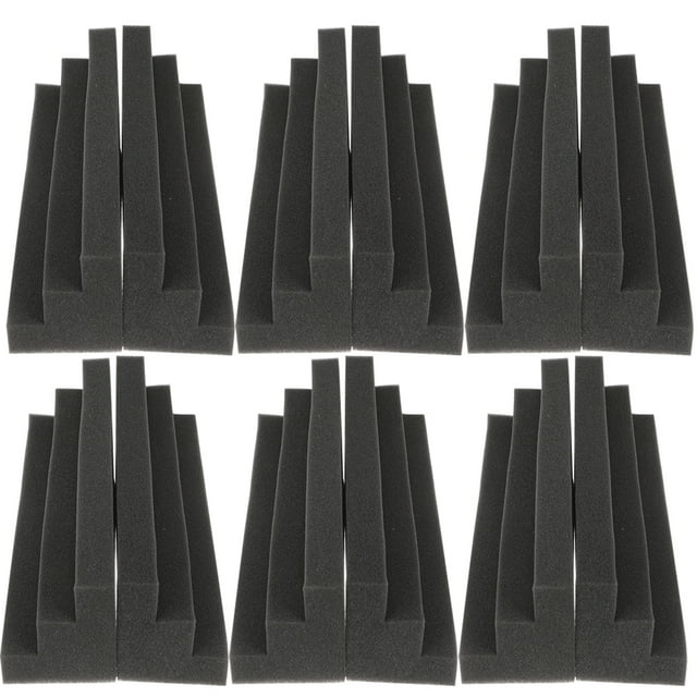 ITSELFER 12pcs Bass Trap Corner Wall Wedge Soundproof Block Gym ...