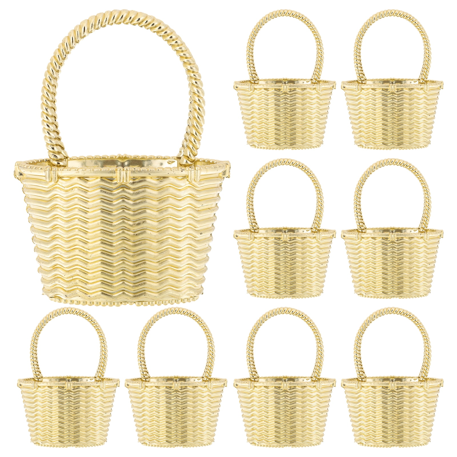 ITSELFER 12pcs Small Storage Boxes in the Shape of Flower Basket ...