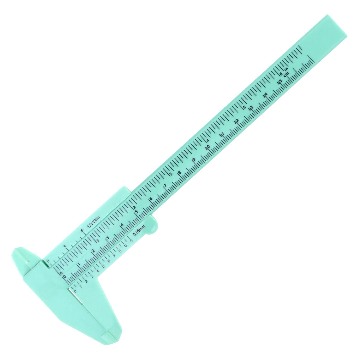 ITSELFER 150mm Mini Vernier Caliper Metric Plastic Portable Sliding ...