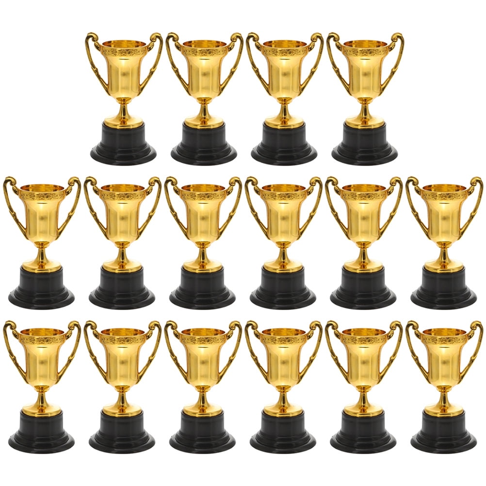 ITSELFER 16Pcs Kids Trophy Model Small Plastic Trophy Kids Party Prop ...