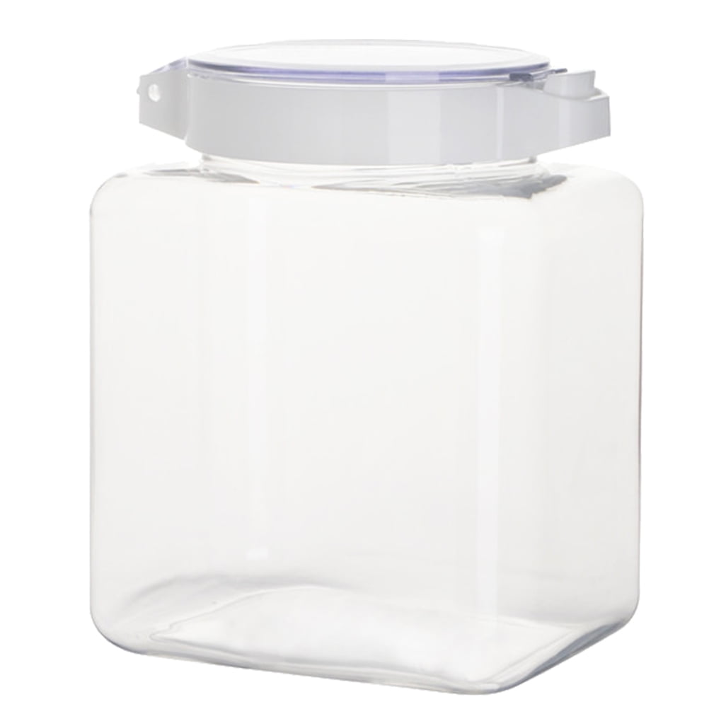 ITSELFER 1PC Transparent Food Seal Jar Grain Storage Tank Damp Proof ...