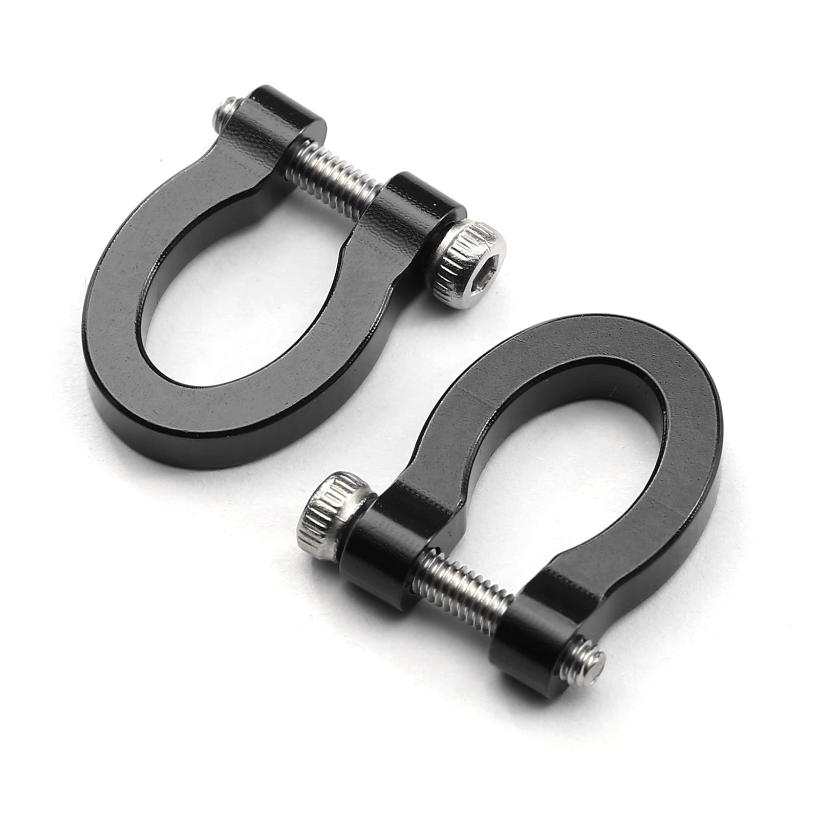 ITSELFER 1Pair D Ring Shackle Towing Hook Trailer Buckle Screw Pin Tow ...