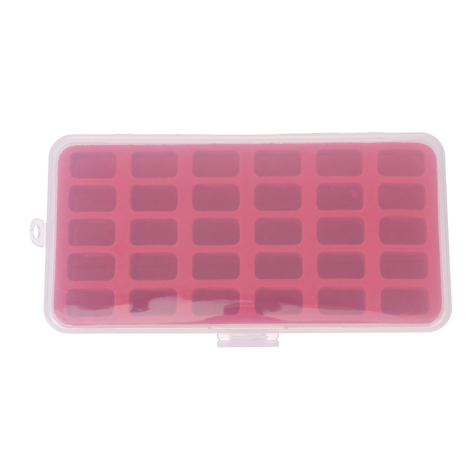 ITSELFER 1pc 30 Slots Bobbin Storage Case Bobbin Storage Holder Plastic ...