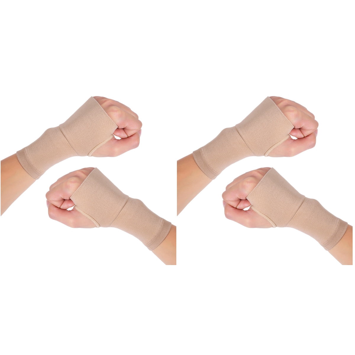 ITSELFER 2 Pairs Carpal Tunnel Wrist Sleeve Compression Hand Brace ...