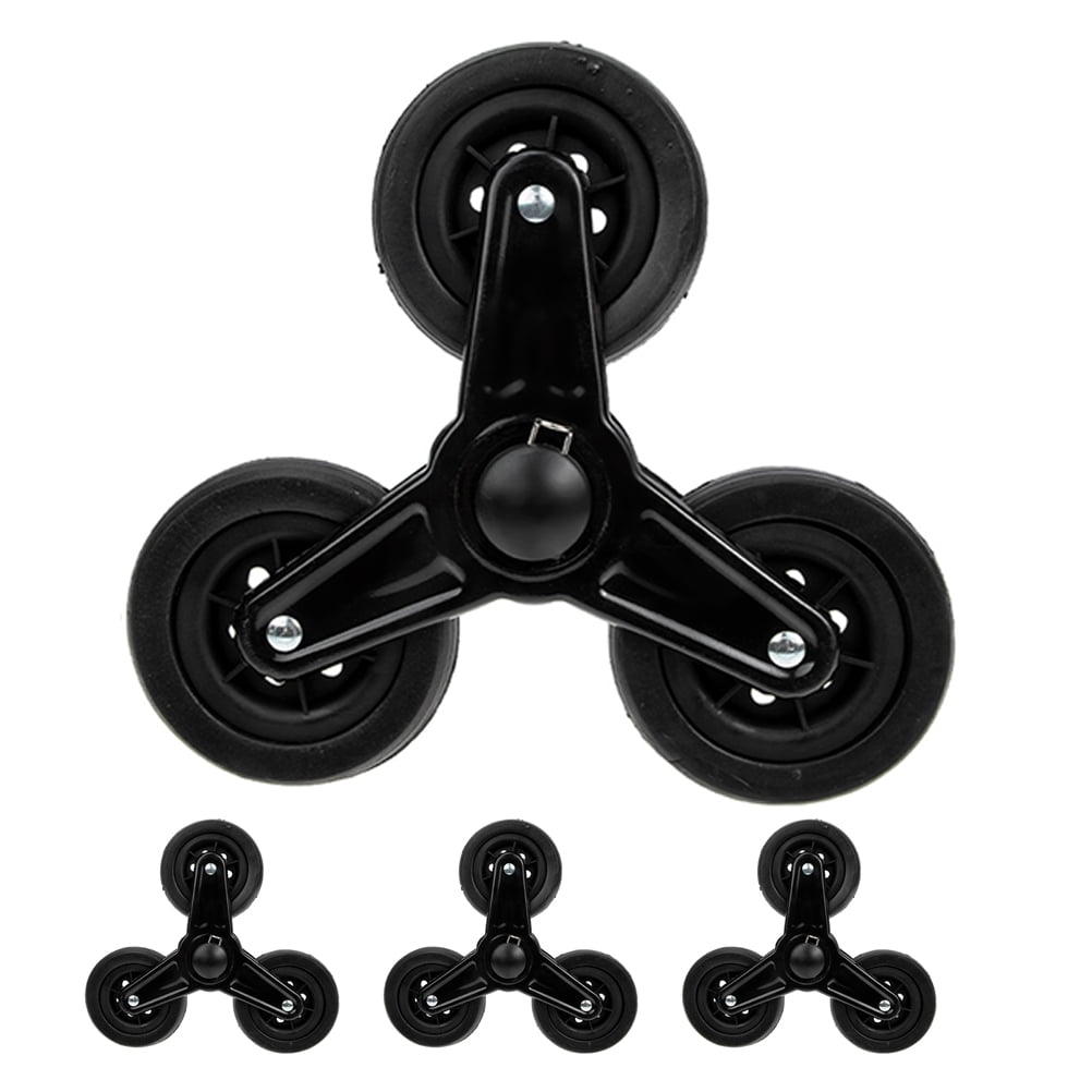 ITSELFER 2 Pairs of Hand Truck Wheels Shopping Cart Casters Iron ...